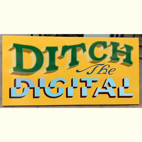 Ditch the Digital - Artwork, Carters Artwork - Carters Steam Fair