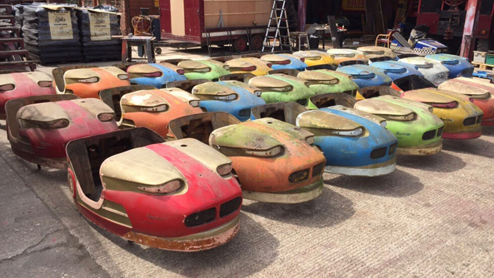 Exclusive family fun on beautifully restored vintage dodgems - Carters ...