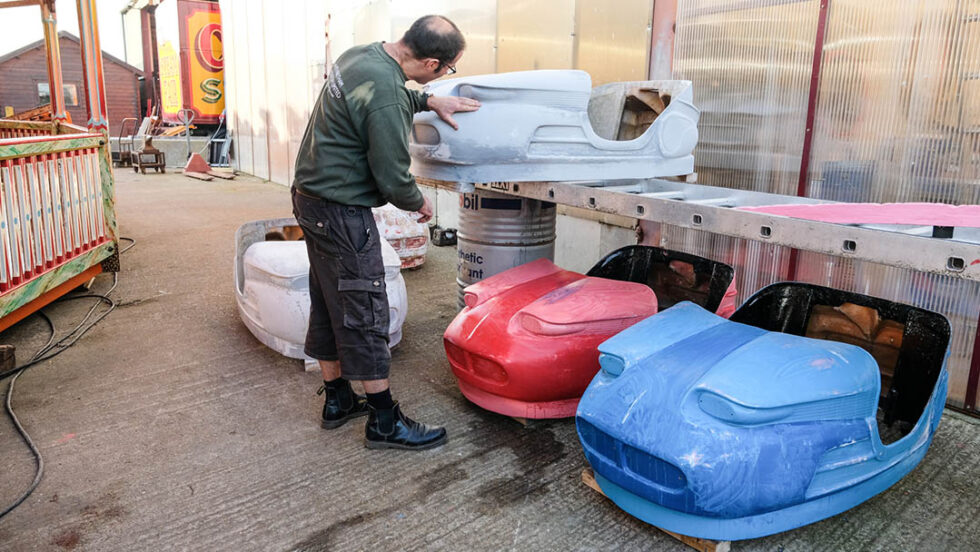 Exclusive family fun on beautifully restored vintage dodgems - Carters ...