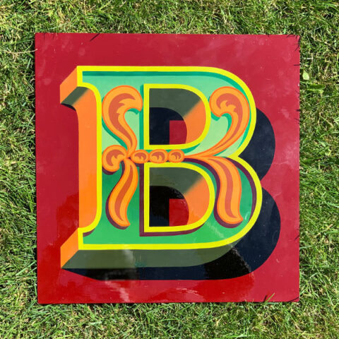 Fancy Letter 'B' - Artwork, Joby Carter Originals - Carters Steam Fair