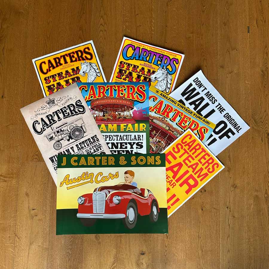 Collectors' Edition Carters Poster Set - Carters Steam Fair
