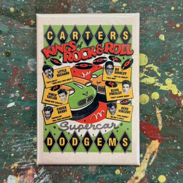 Dodgems Magnet - CARTERS SALE, Magnets, Merchandise - Carters Steam Fair